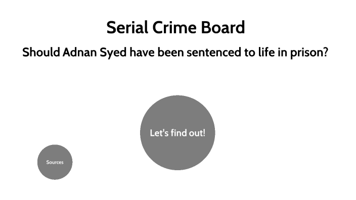 Serial Crime Board by THE CATINATOR version 2 on Prezi