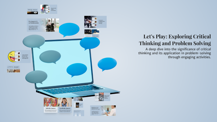 Let’s Play: Exploring Critical Thinking and Problem Solving by Rhian ...