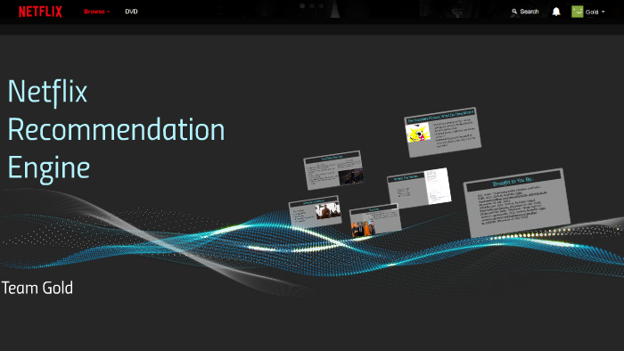 Netflix Recommendation Engine by Travis Clark