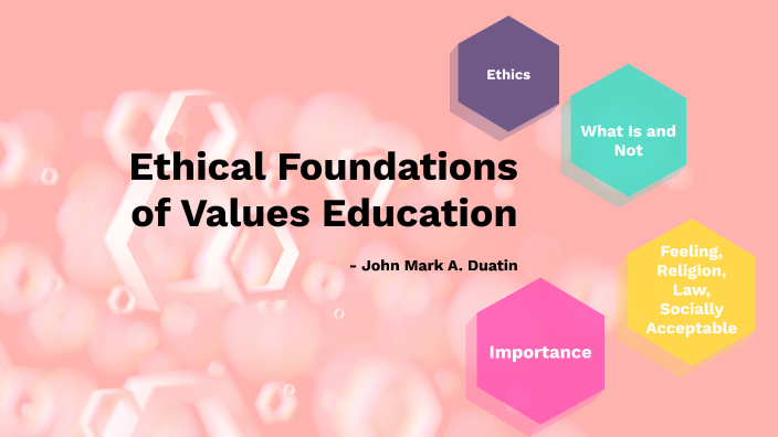 Ethical Foundations of Values Education by JM Duatin on Prezi