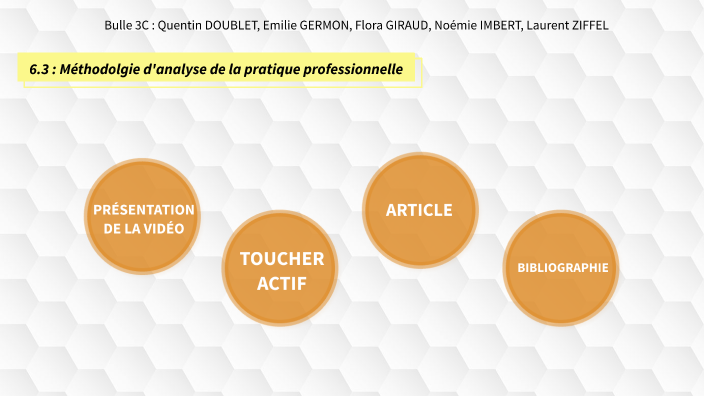Le toucher actif by Emilie GERMON on Prezi