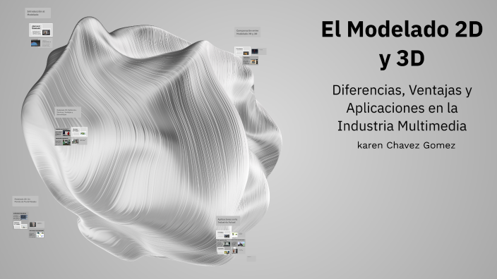 El Modelado 2D y 3D by Karen Chavez on Prezi