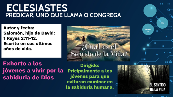 ECLESIASTES by Martha Olivera on Prezi