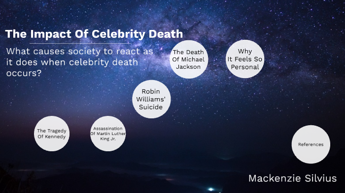 The Impact of Celebrity Death by Mackenzie Silvius on Prezi
