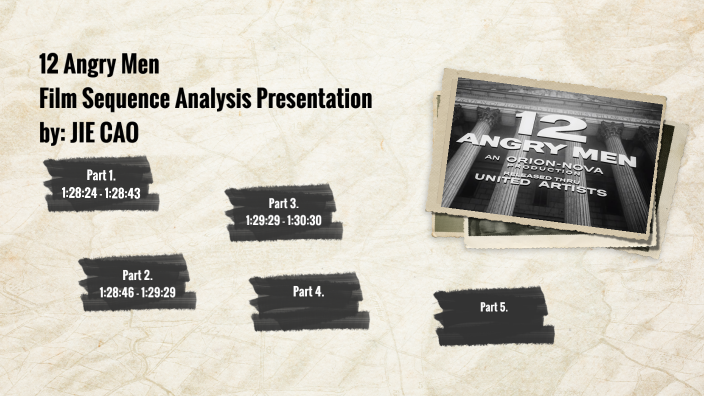 12 Angry Men Film sequence analysis presentation by Christy Zhu on Prezi