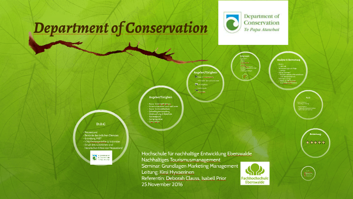 Department of Conservation (LOGO) by Isabell Prior on Prezi