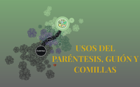 USOS DEL PARÉNTESIS, GUIÓN Y COMILLAS by Daniela Cano on Prezi