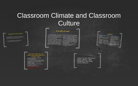 Classroom Climate and Classroom Culture by Tiffany Taylor on Prezi