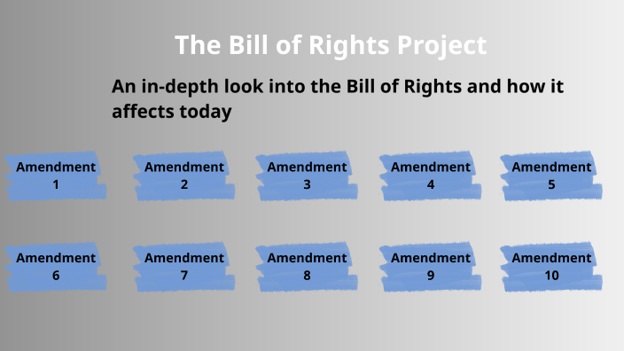 Bill of Rights Project by Cameron Newman