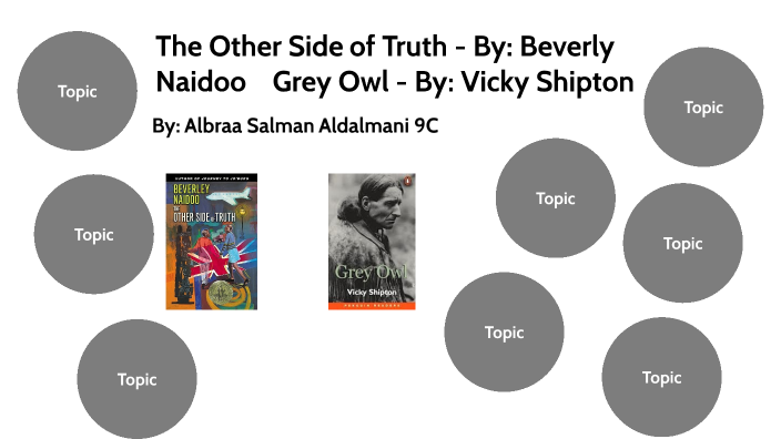 The Other Side Of Truth - By: Beverly Naidoo Grey Owl - By: Vicky ...