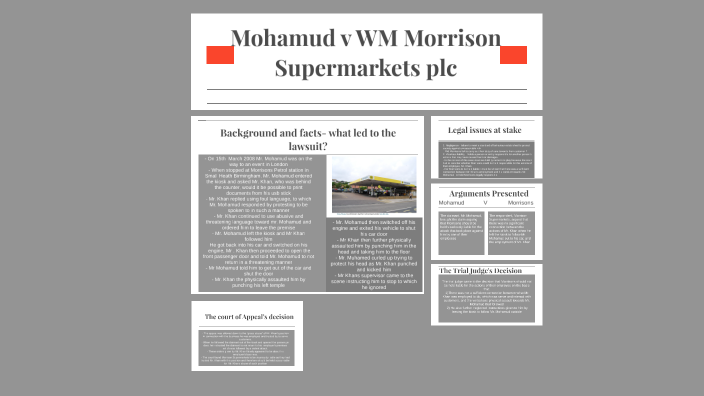 Mohamud v WM Morrison Supermarkets plc by Caoimhe Lawrence on Prezi