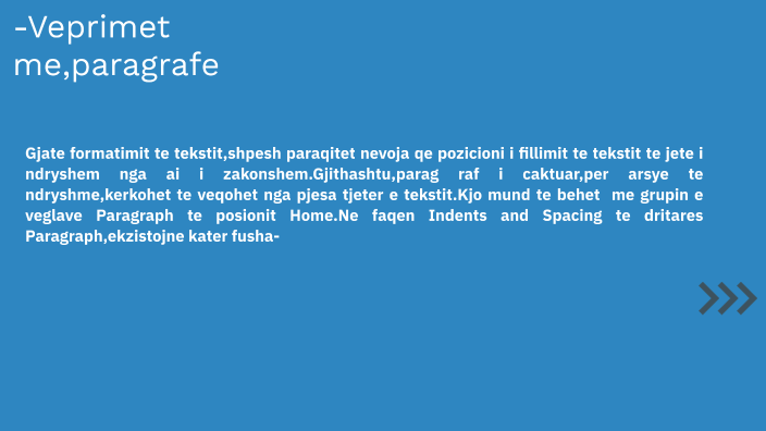 Veprimet me paragrafe by eda shala on Prezi