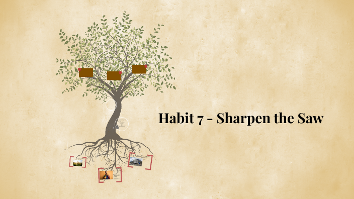 Habit 7 - Sharpen the Saw by Drew Cardwell on Prezi