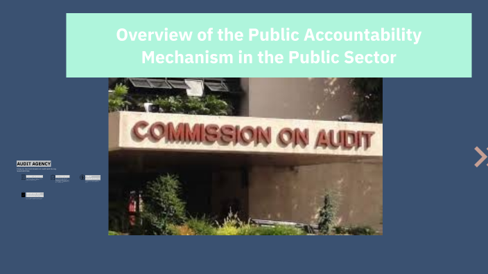 Overview of the Public Accountability Mechanism in the Public Sector by ...