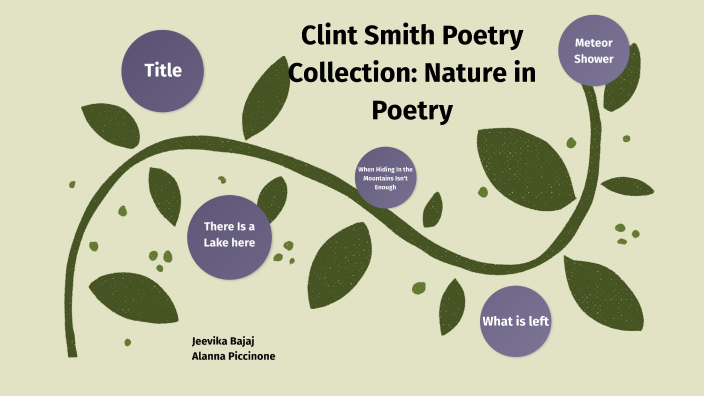 Clint Smith Poetry Collection by Jeevika Bajaj on Prezi