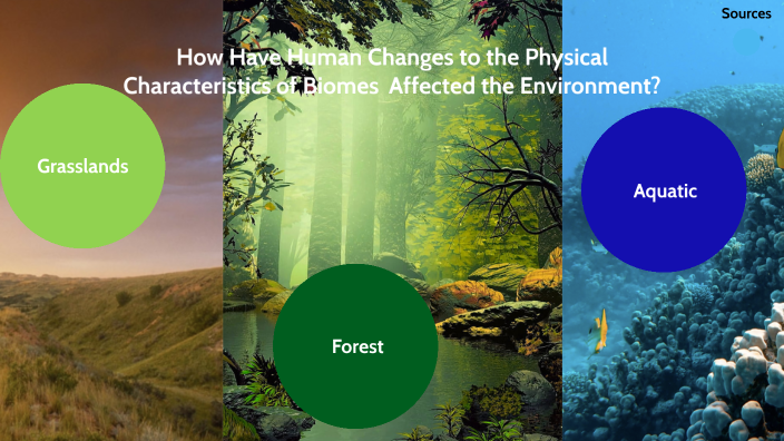 How have human changes to the physical characteristics of biomes ...