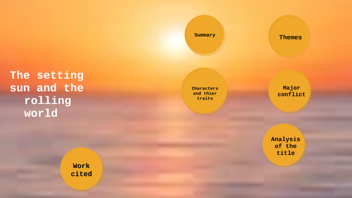 The setting sun and the rolling world by Austin Faires on Prezi