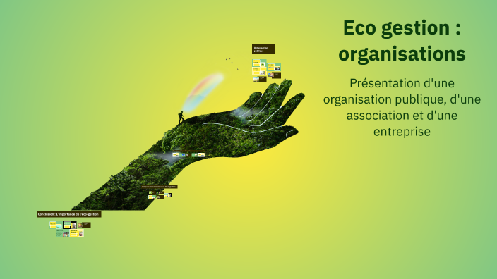 Eco gestion : organisations by Olivia Demosthenis on Prezi