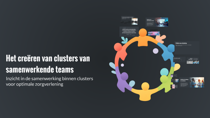 Het creëren van clusters van samenwerkende teams by deirdre. Brouwers ...
