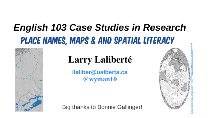 ENGL 103 Case Studies in Research (Historical Mapping Resources) 2022 ...