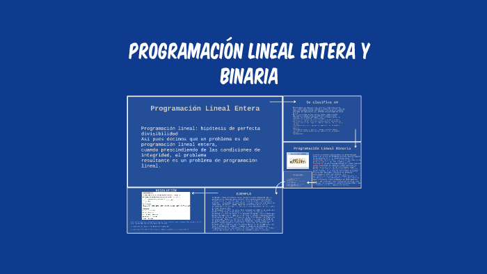 programación lineal y binaria by Diego David Ortiz Carmelino on Prezi