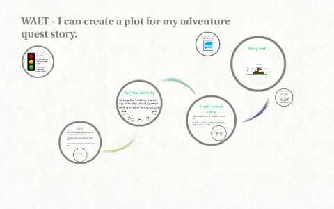 WALT - I can create a plot for my adventure quest story. by on Prezi