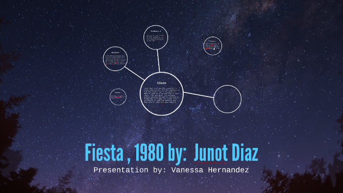 Fiesta , 1980 By Junot Diaz by Vanessa Hernandez on Prezi