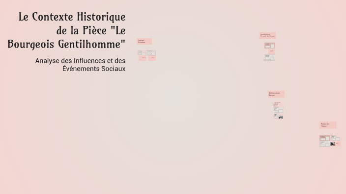 Le Contexte Historique de la Pièce "Le Bourgeois Gentilhomme" by errami ...
