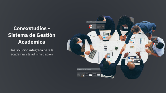Conexstudios - Sistema de Gestión Academica by Jose Ojeda on Prezi