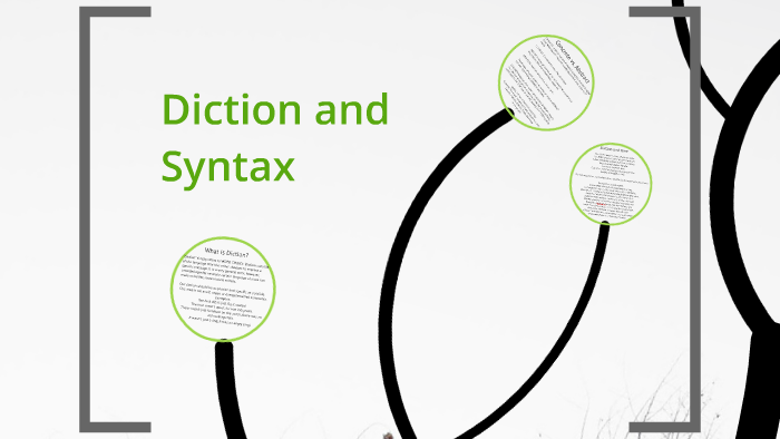 Diction, Syntax, and Figurative Language by Lilianna Meldrum on Prezi