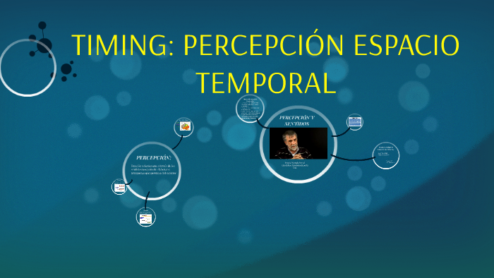 TIMING: PERCEPCIÓN ESPACIO TEMPORAL by Jose Luis Pleite Fdez. on Prezi