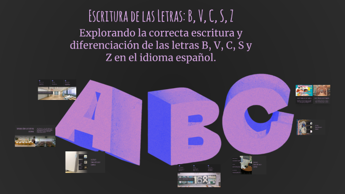 Escritura de las Letras: B, V, C, S, Z by SANCHEZ VILCA SERGIO DANIEL ...