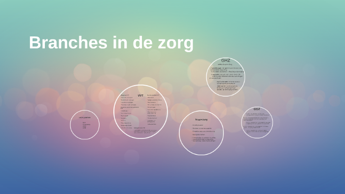Branches in de zorg by Nadia Snoeren on Prezi