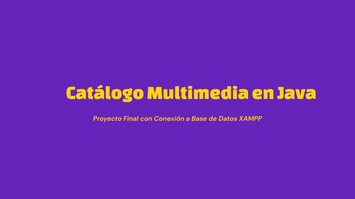 Catálogo Multimedia en Java by Isaac Ramirez Ledesma on Prezi