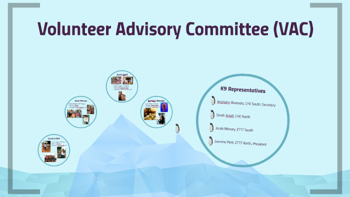 Volunteer Advisory Committee (VAC) by Jasmine Park on Prezi