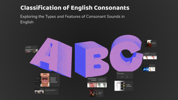 Classification of English Consonants by Муслима Озодбекова on Prezi