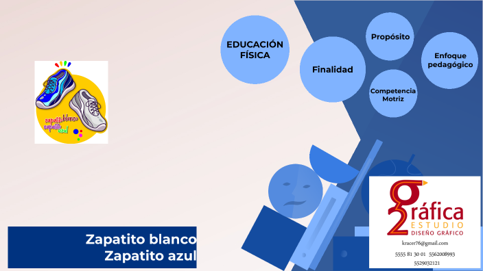 Zapatito blanco Zapatito azul by KARLA AMEZCUA