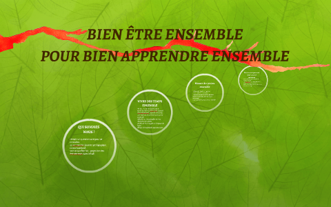 BIEN ÊTRE ENSEMBLE by Segolene de Ponnat on Prezi