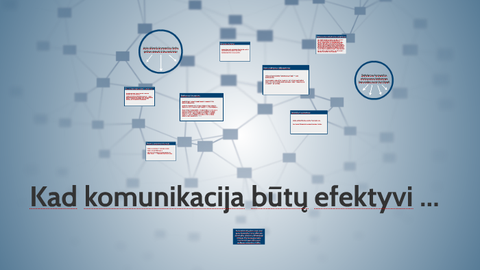 Kad komunikacija būtų efektyvi ... by Projektas Projektas on Prezi