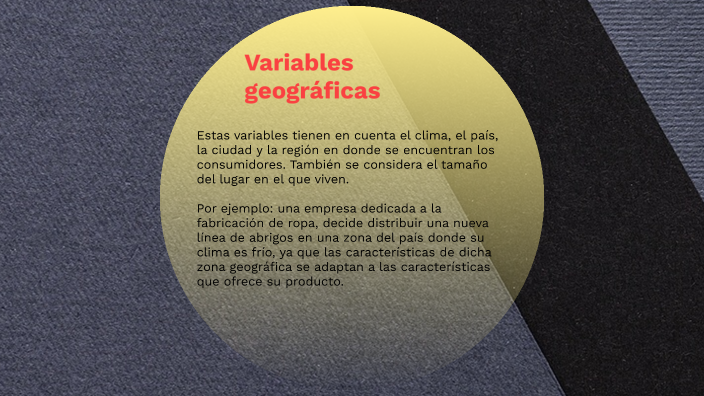 VARIABLES DE SEGMENTACION DE MERCADOS by Lenin Freire on Prezi