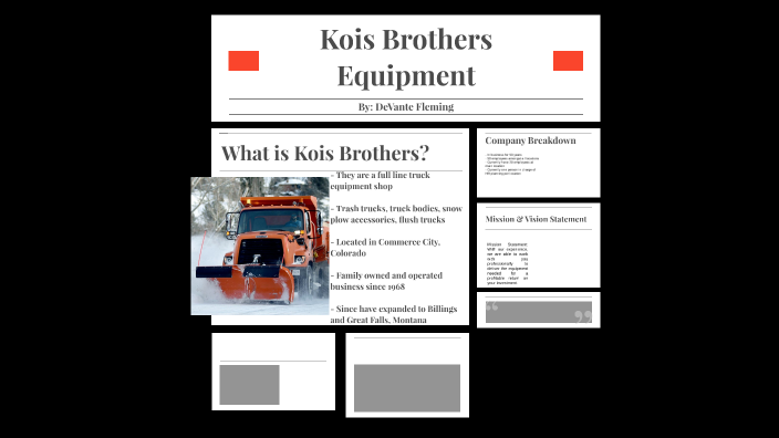 Kois Brothers Equipment by devante fleming on Prezi