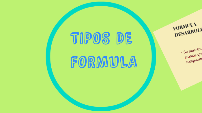 Tipos de formulas by vane Minut on Prezi