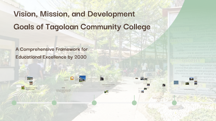 Vision, Mission, and Development Goals of Tagoloan Community College by ...