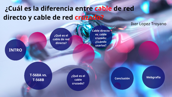 ¿Cuál es la diferencia entre cable de red directo y cable de red ...