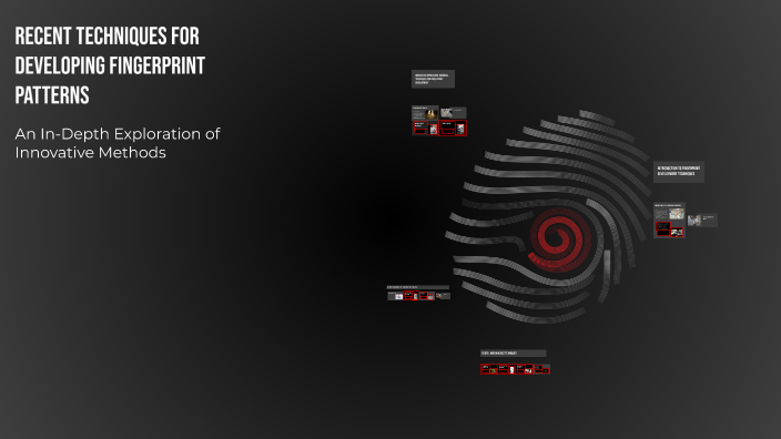 Recent Techniques for Developing Fingerprint Patterns by Sree on Prezi