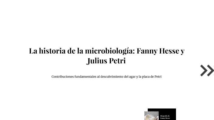 La historia de la microbiología: Fanny Hesse y Julius Petri by Javier ...