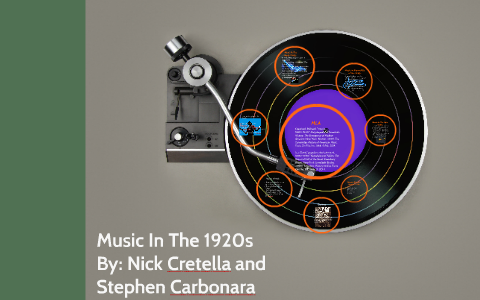 Music In The 1920s by Nick Cretella on Prezi