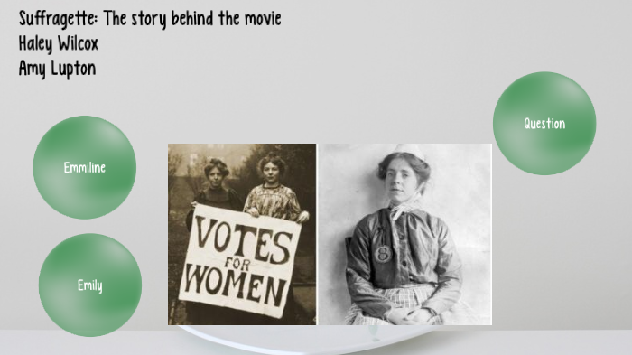 Suffragette Presentation by Amy Lupton on Prezi
