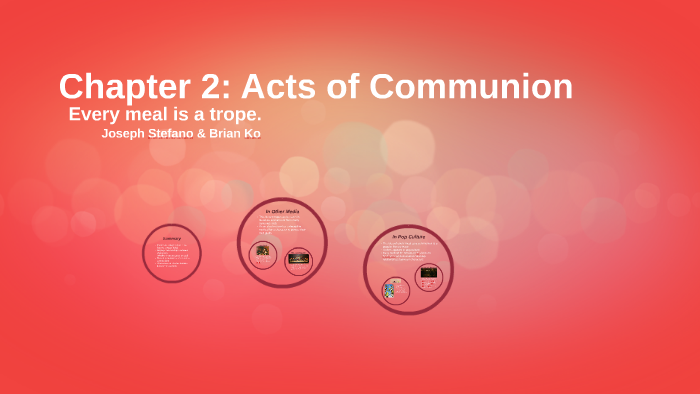Chapter 2: Acts of Communion by Brian Ko on Prezi
