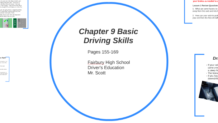Chapter 9 Basic Driving Skills by Tom Scott on Prezi